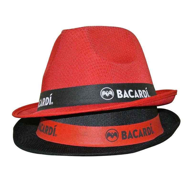 Promotional fedora hat with custom logo - Ever Promos